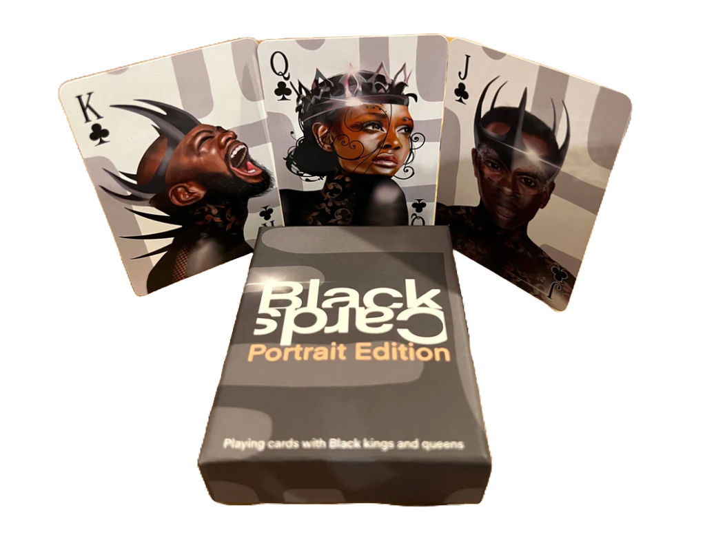 Black Cards Playing Cards: Portrait Edition – PAMM Shop